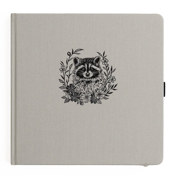 Square Dot Grid Notebook – Radiant Raccoon | Archer & Olive – 24Papershop